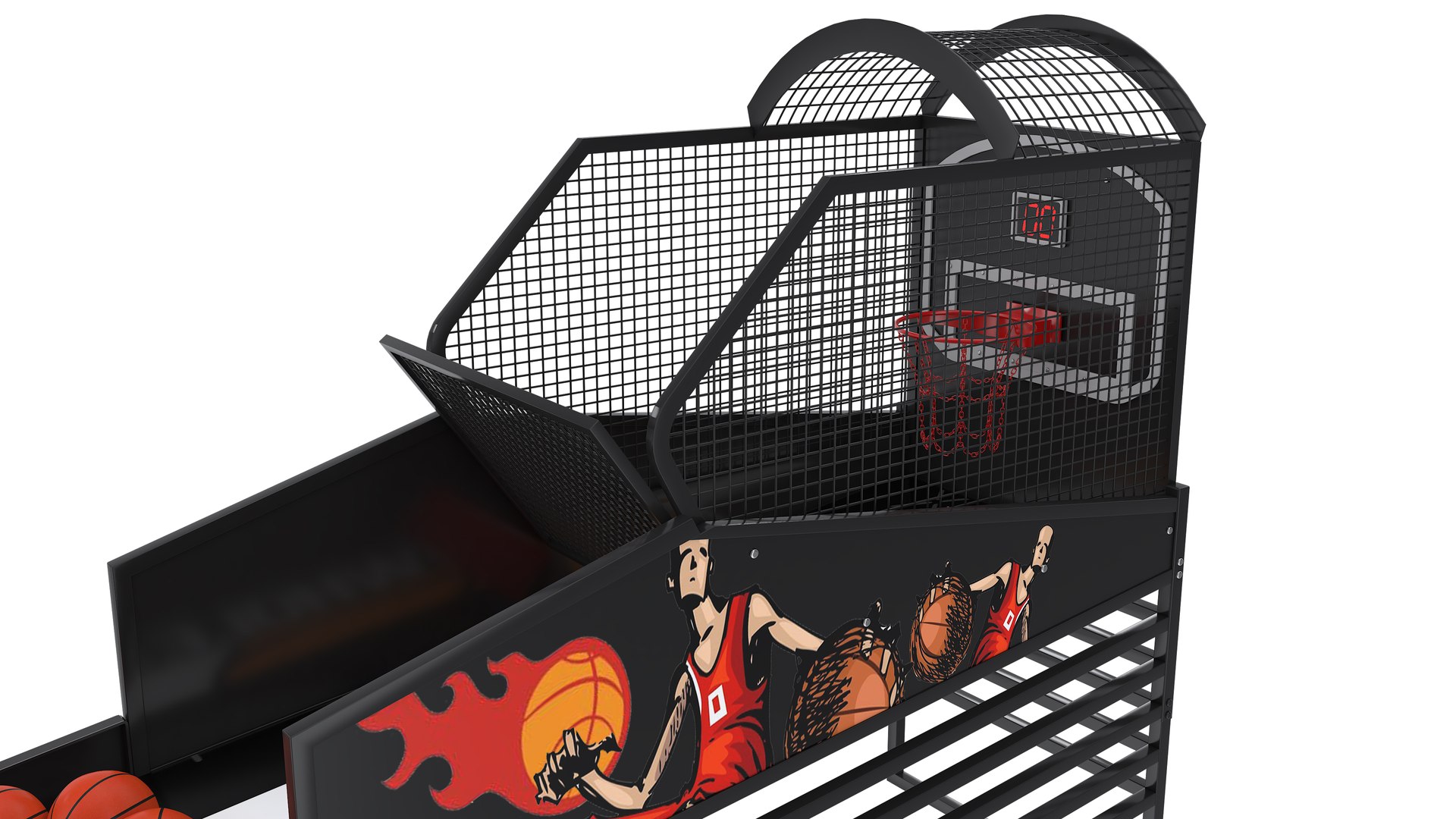 3D Arcade Basketball Machine - TurboSquid 2229153
