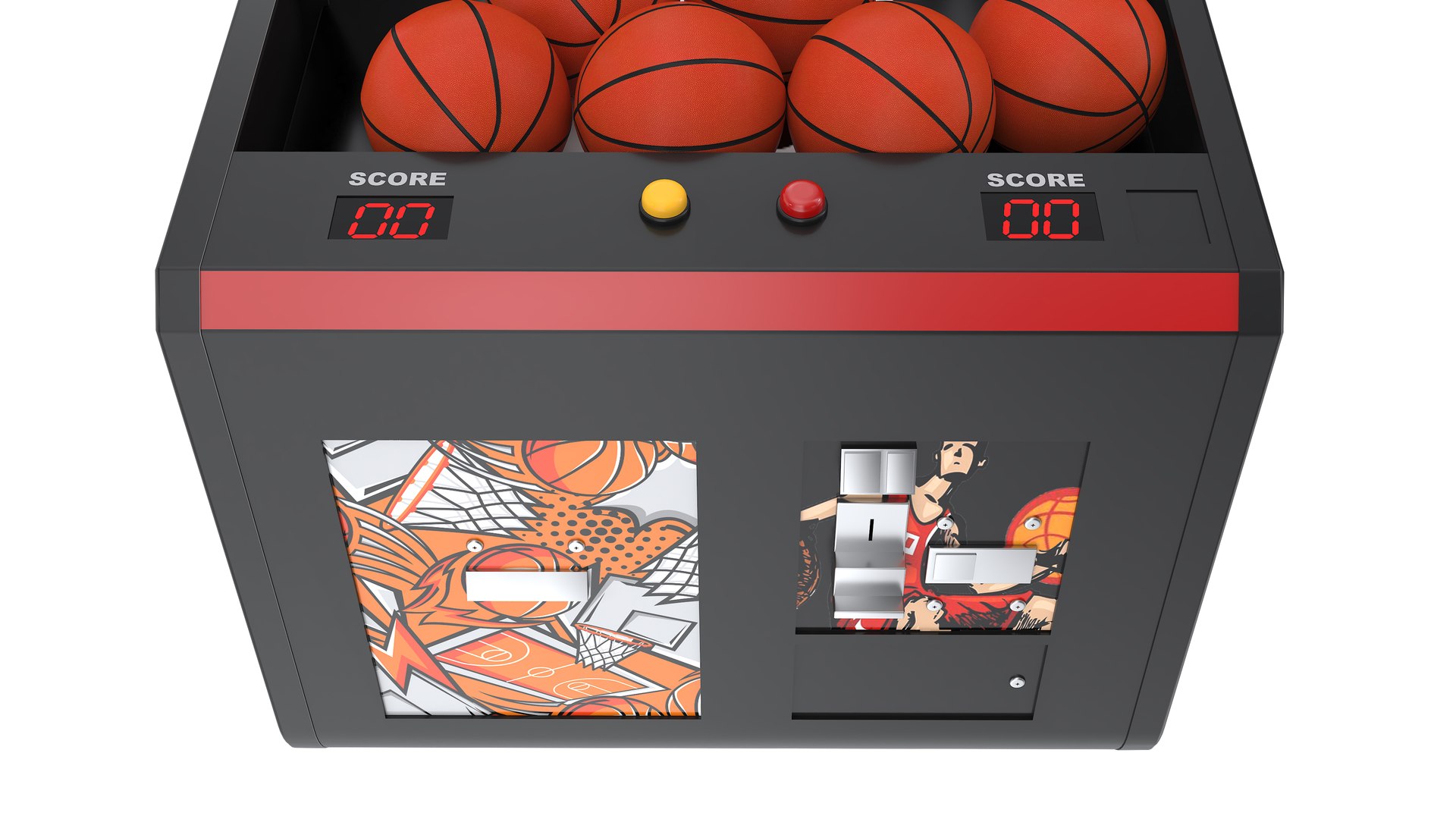 3D Arcade Basketball Machine - TurboSquid 2229153