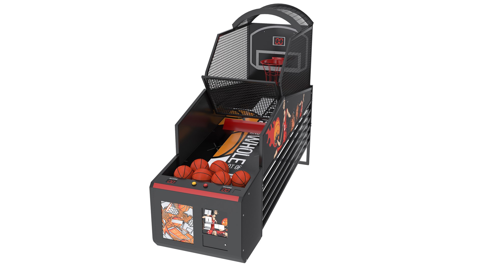 3D Arcade Basketball Machine - TurboSquid 2229153