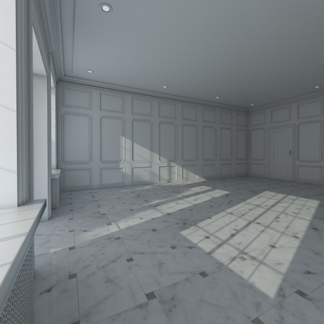 3d Model Base Classic Interior