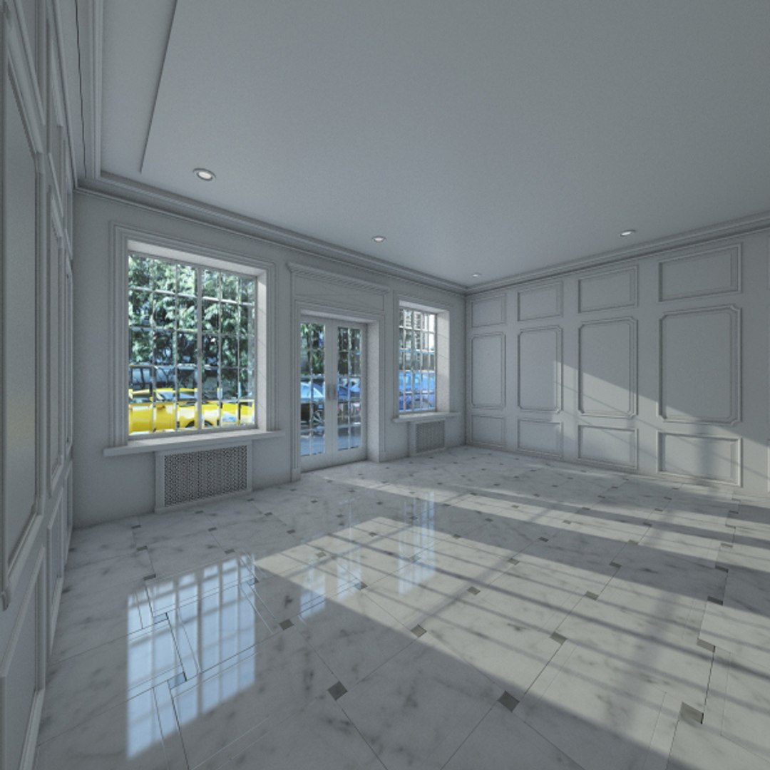 3d Model Base Classic Interior