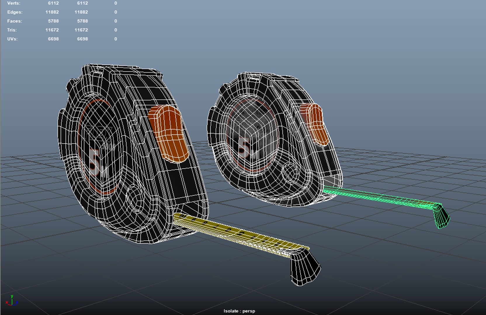 3D FLEXOMETER MEASURE TAPE Model - TurboSquid 1993440