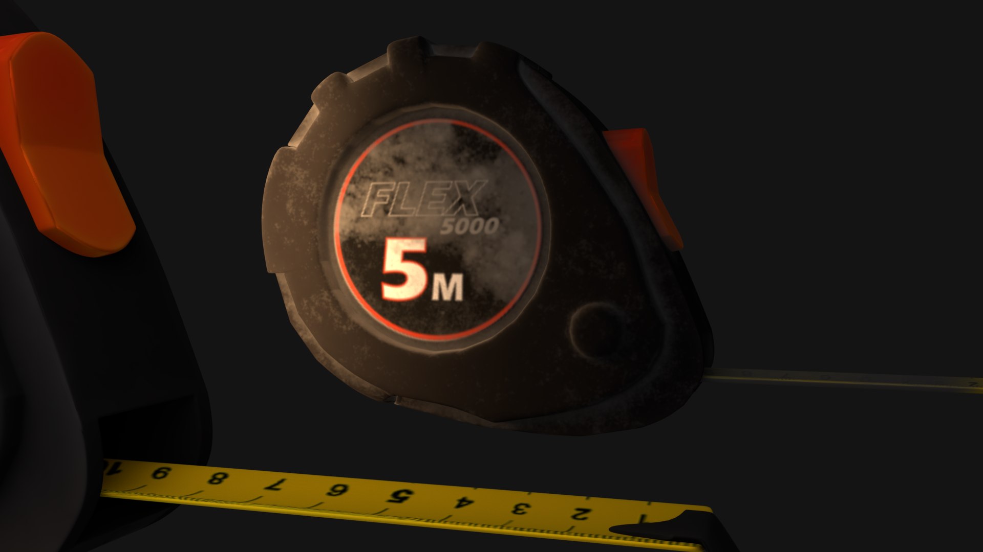 3D FLEXOMETER MEASURE TAPE Model - TurboSquid 1993440