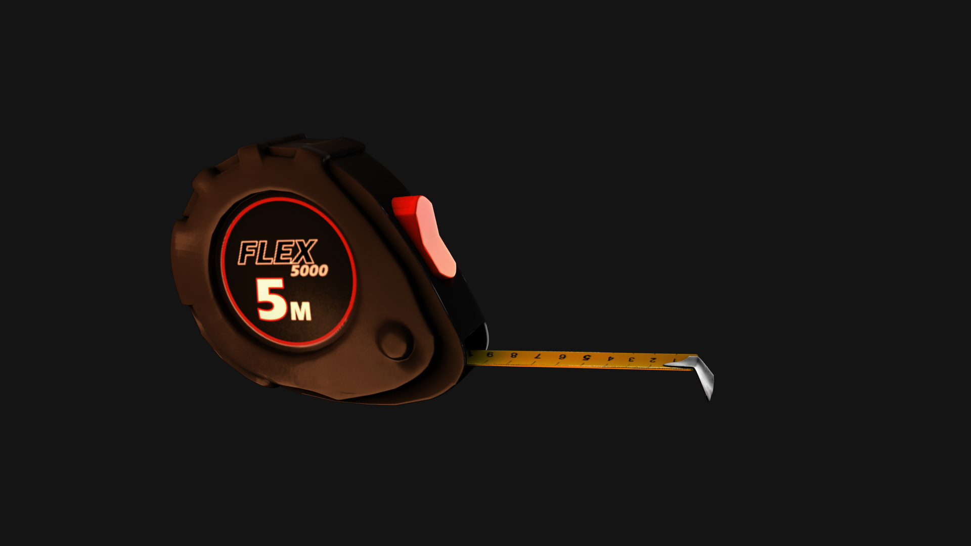 3D FLEXOMETER MEASURE TAPE Model - TurboSquid 1993440