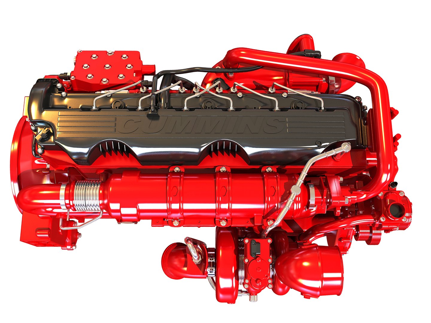 3D Model Cummins X12 Truck Engine - TurboSquid 1393710