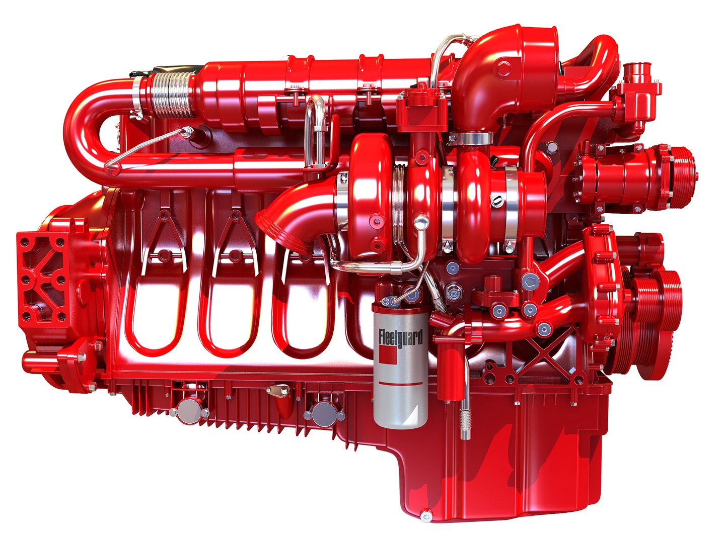 3D Model Cummins X12 Truck Engine - TurboSquid 1393710
