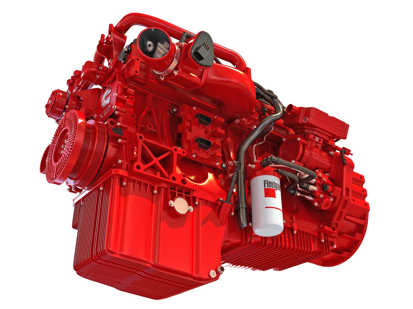 3D Model Cummins X12 Truck Engine - TurboSquid 1393710