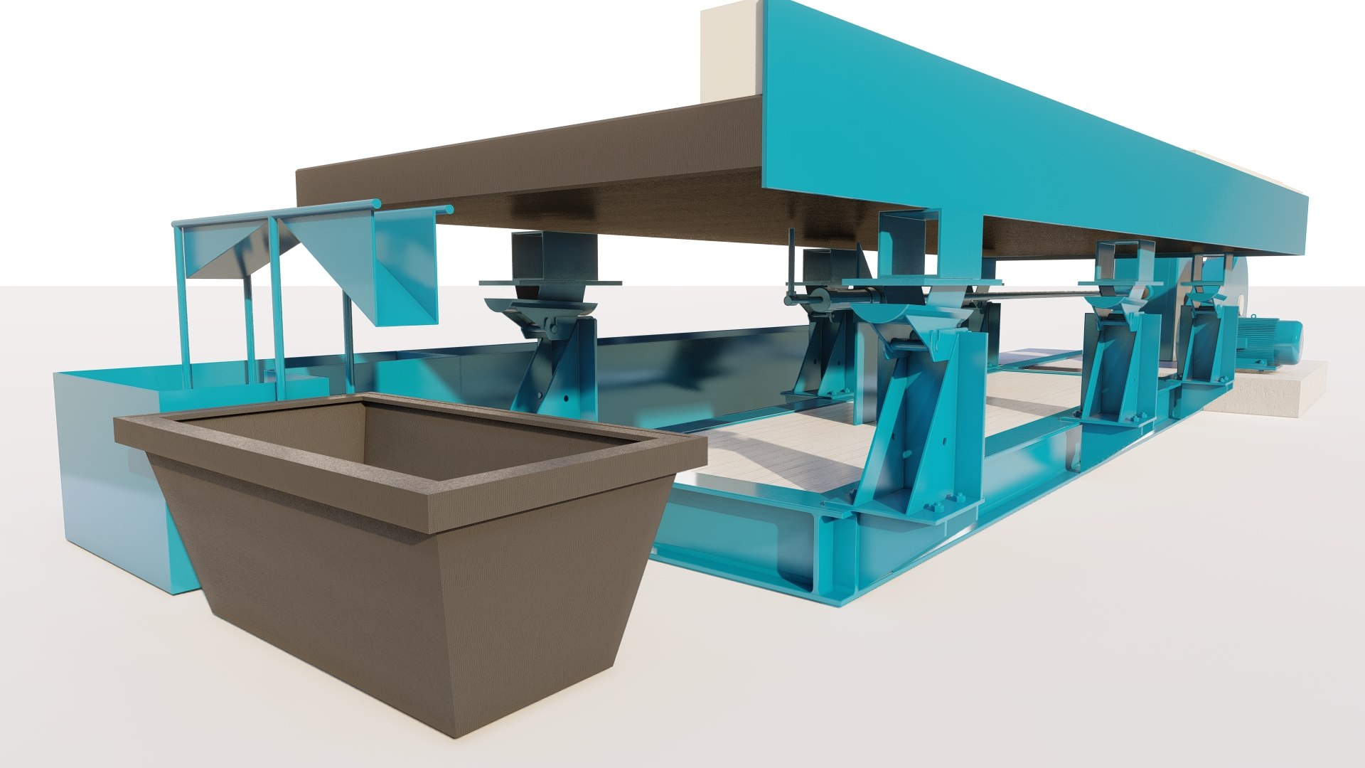 3D Gold Mining Shaker Table Model - TurboSquid 2171249