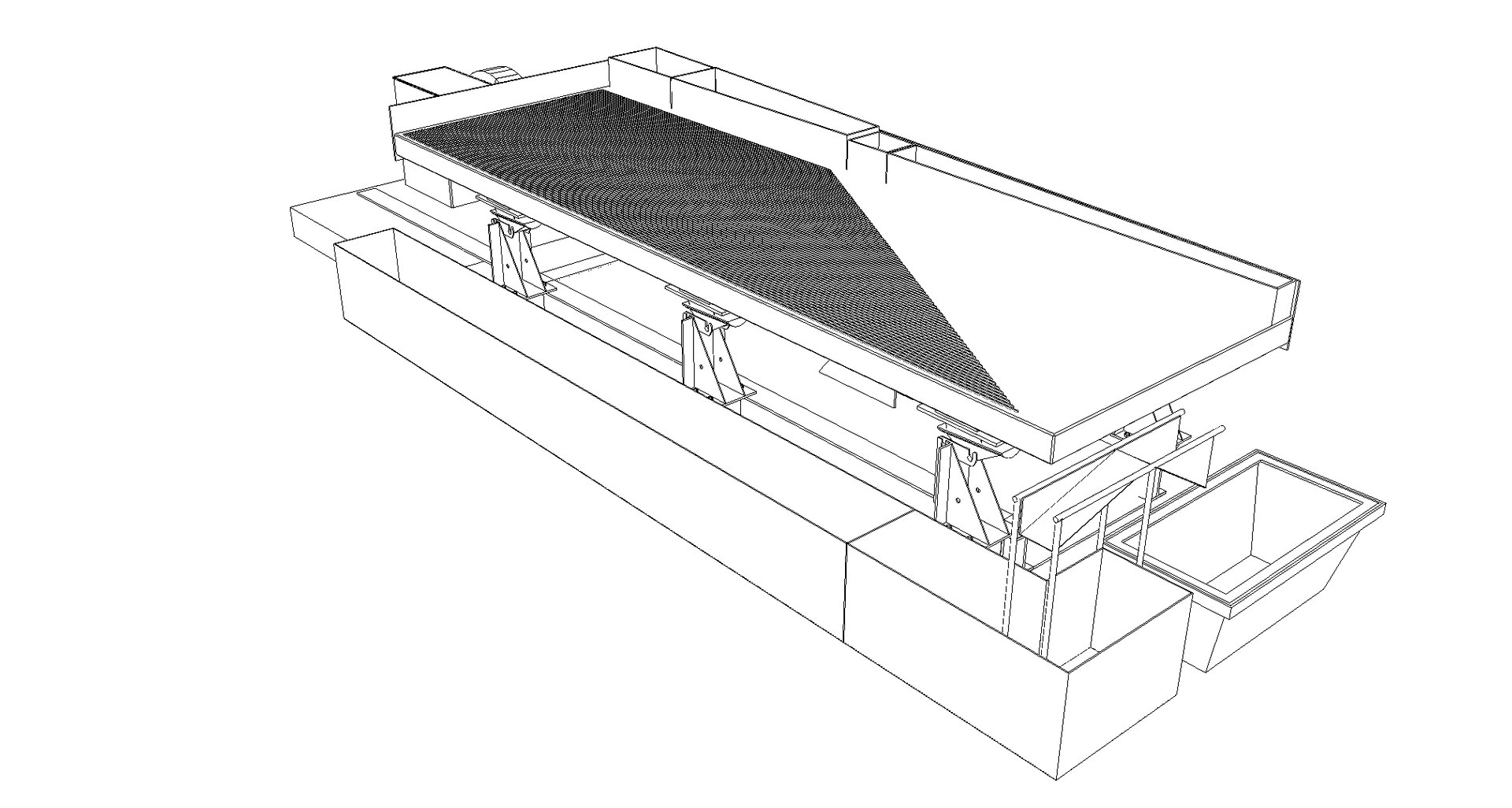 3D Gold Mining Shaker Table Model - TurboSquid 2171249