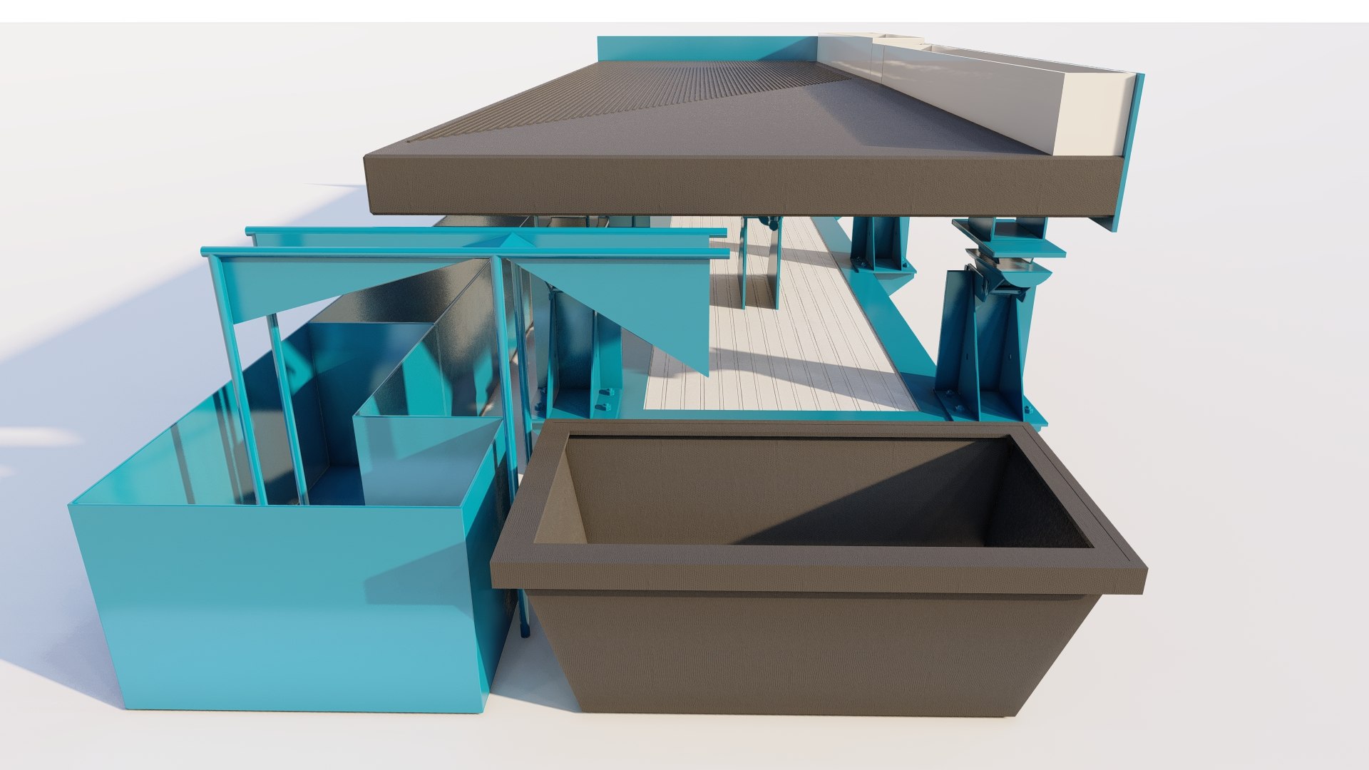 3D Gold Mining Shaker Table Model - TurboSquid 2171249