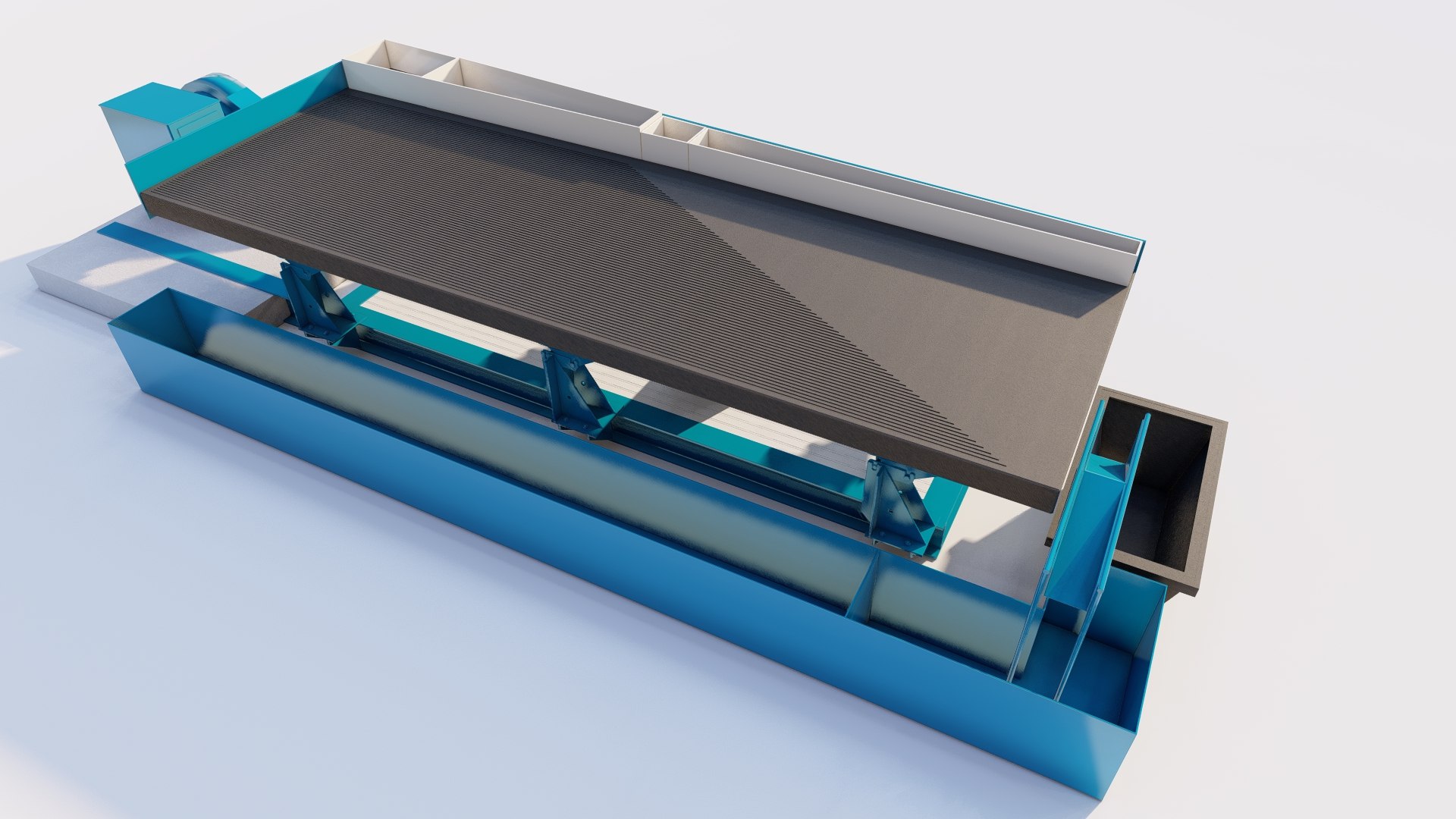3D Gold Mining Shaker Table Model - TurboSquid 2171249