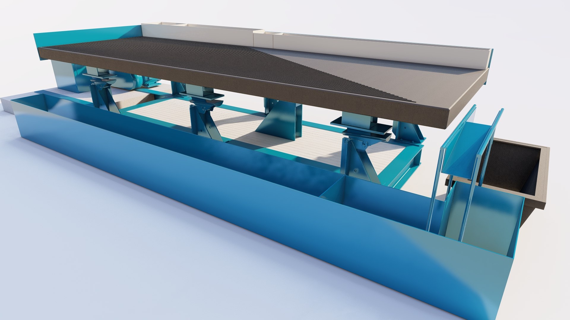 3D Gold Mining Shaker Table Model - TurboSquid 2171249
