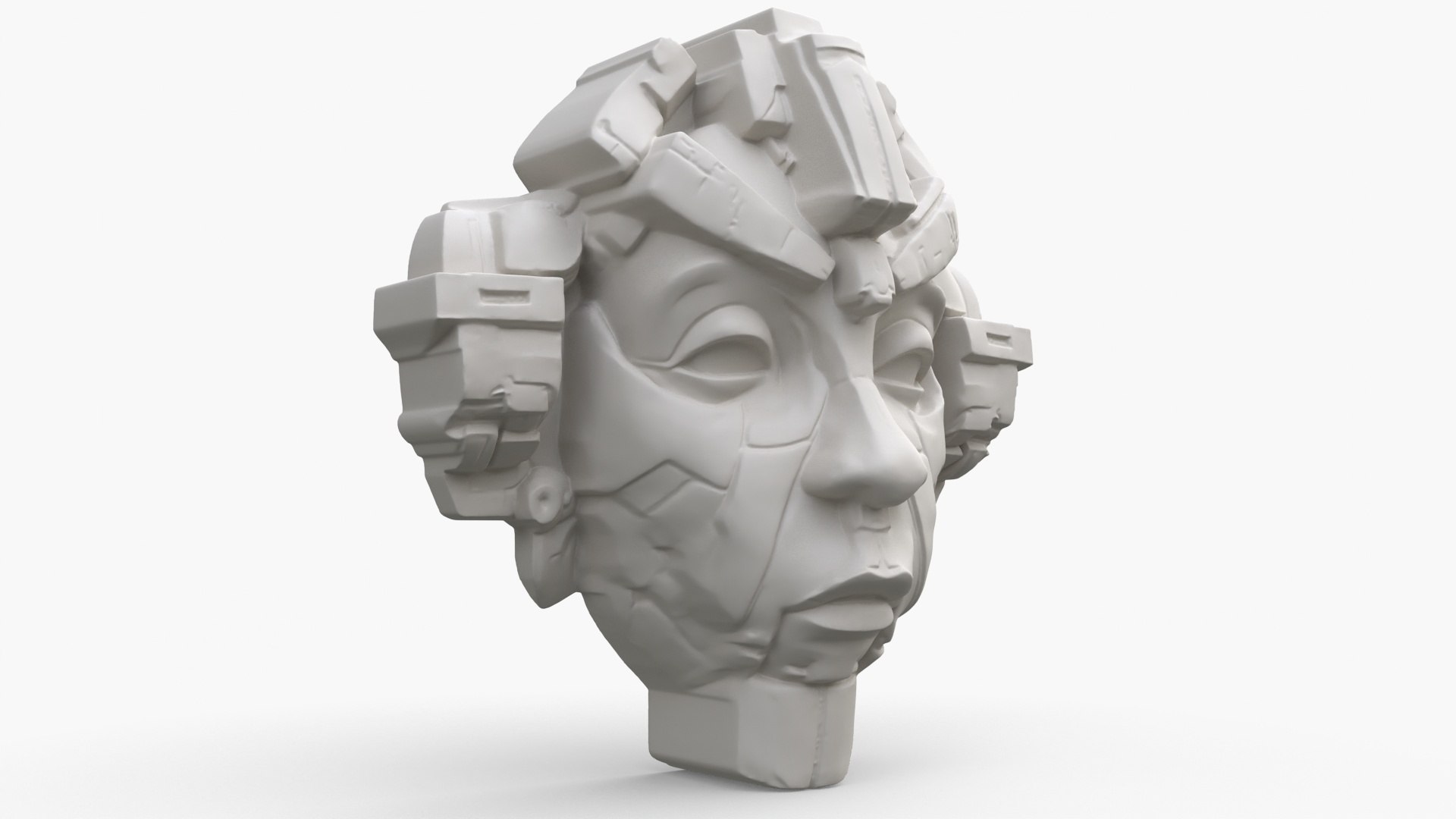 3D Aztec Mask 9 Model - TurboSquid 2202594