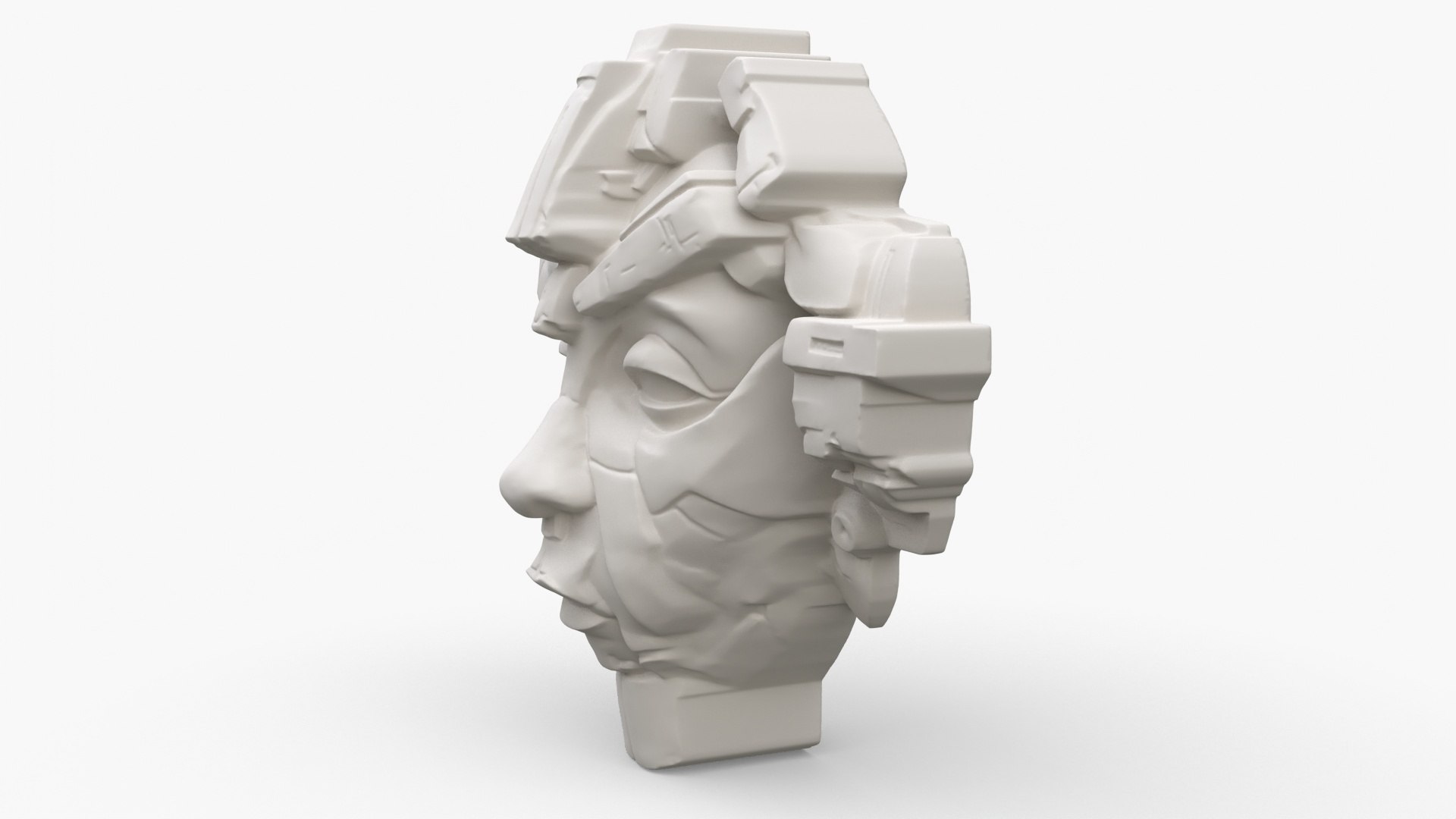 3D Aztec Mask 9 Model - TurboSquid 2202594