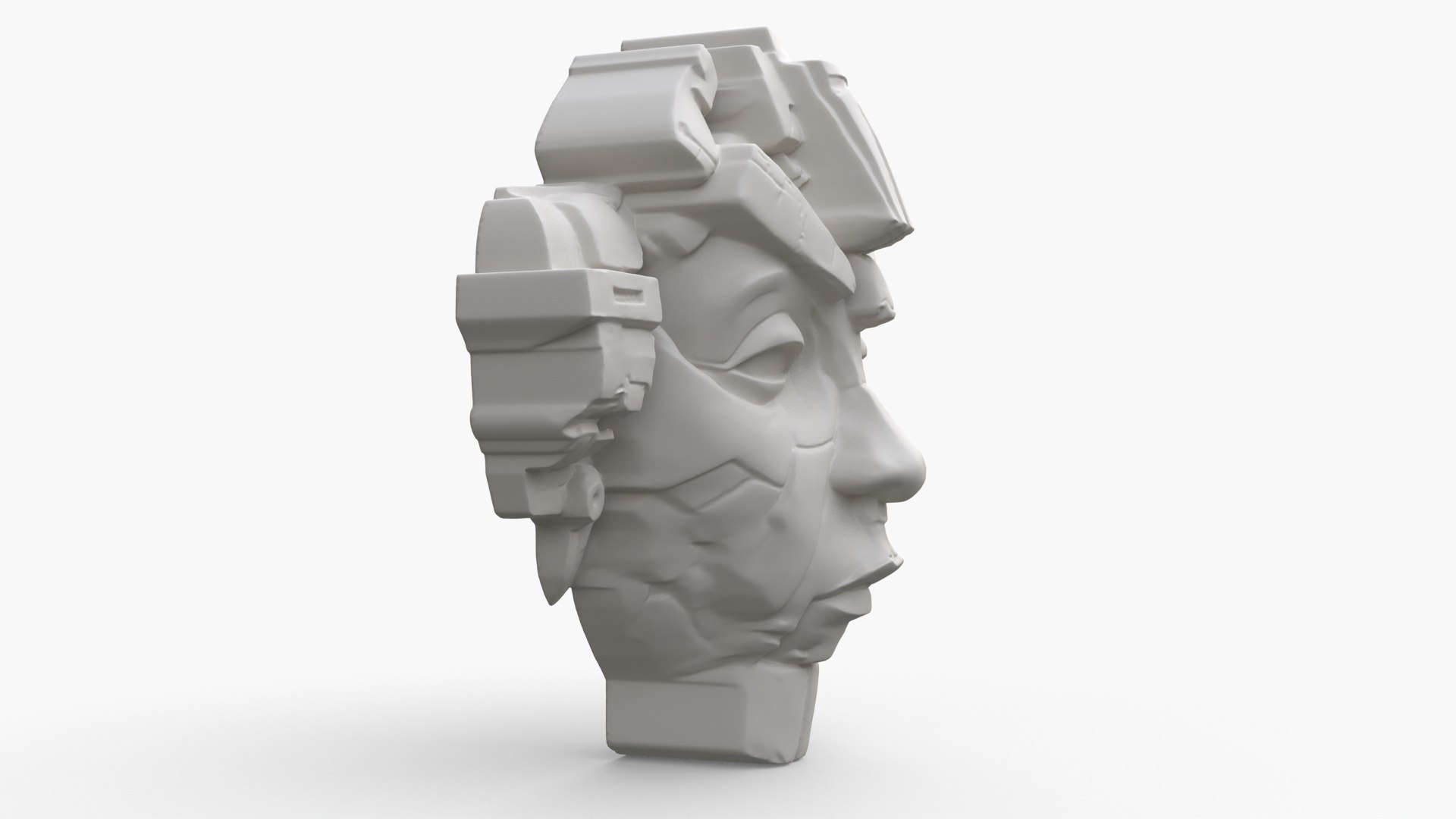 3D Aztec Mask 9 Model - TurboSquid 2202594