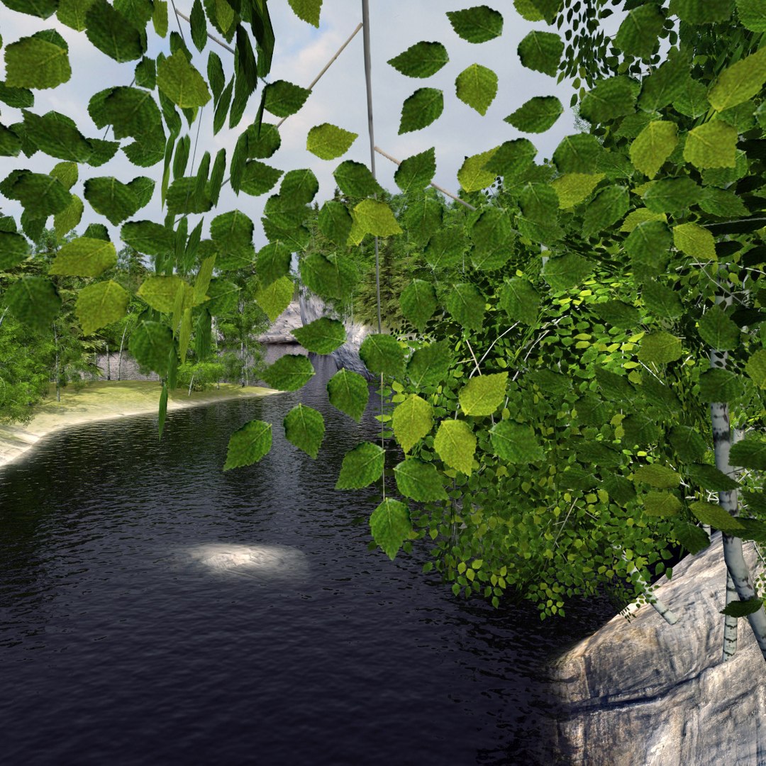 Canyon River V2 3d Model