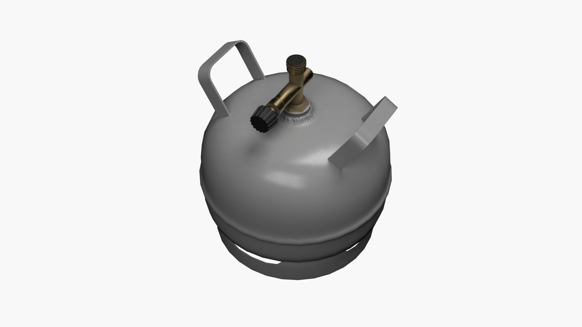 White Gas Tank 2kg New-Rusty Model - TurboSquid 2168188