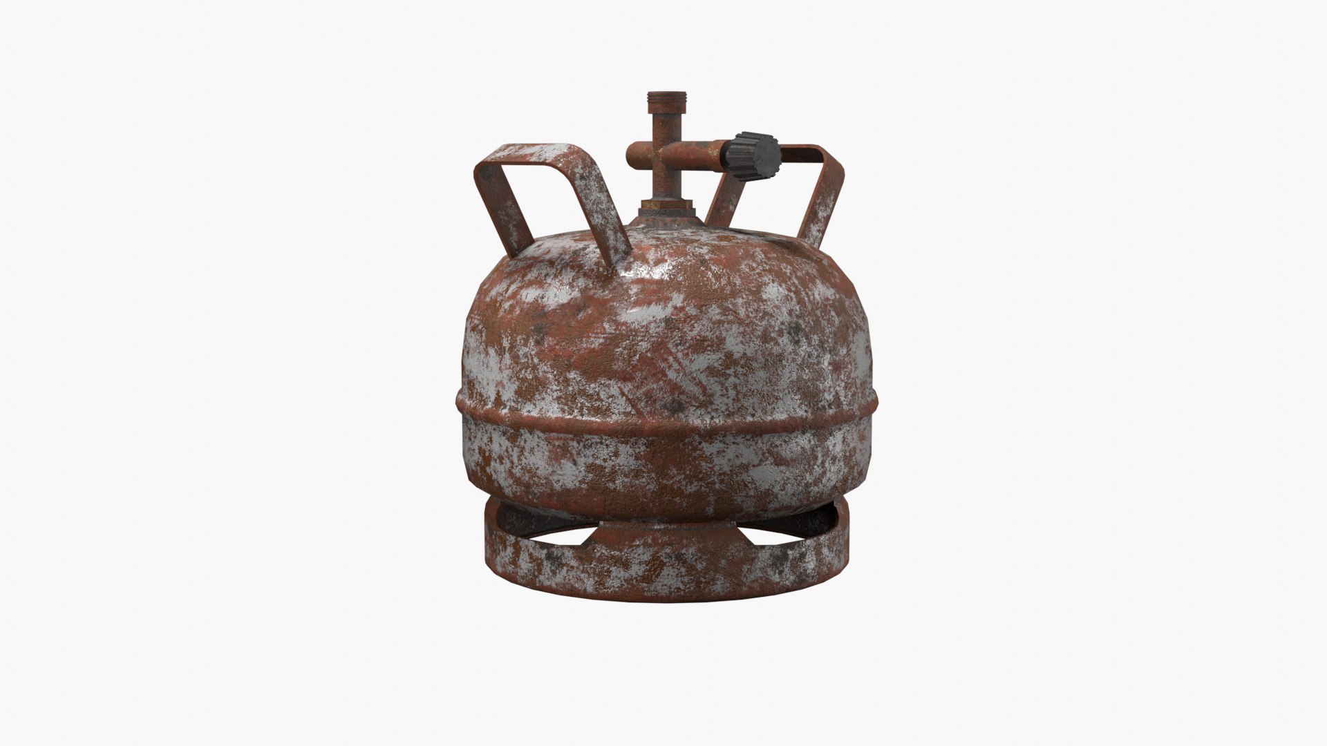 White Gas Tank 2kg New-Rusty Model - TurboSquid 2168188