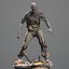 Burned Zombie 3d Model