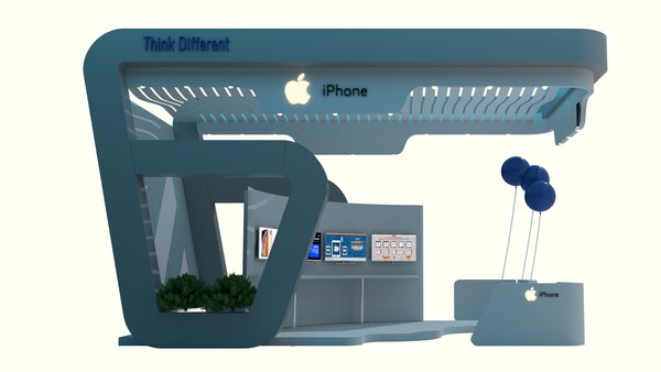 Apple Exhibition Stand 3D model - TurboSquid 1767828