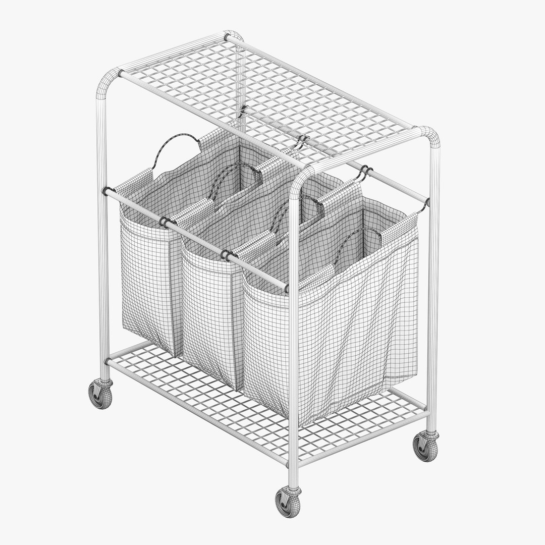 Laundry Trolley 3D - TurboSquid 1792108
