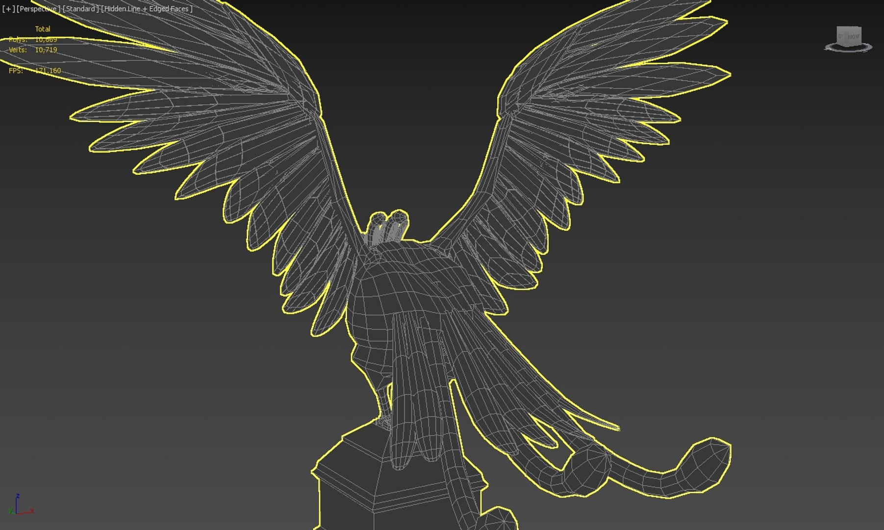 Phoenix Statue 3D Model - TurboSquid 1374372