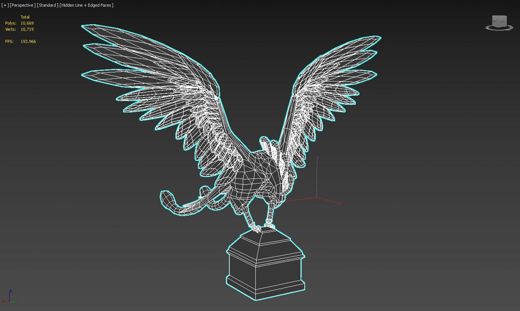 Phoenix Statue 3D Model - TurboSquid 1374372