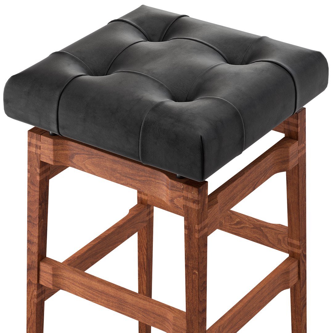 CB2 Briosco Counter Stool 3D Model - TurboSquid 2163379