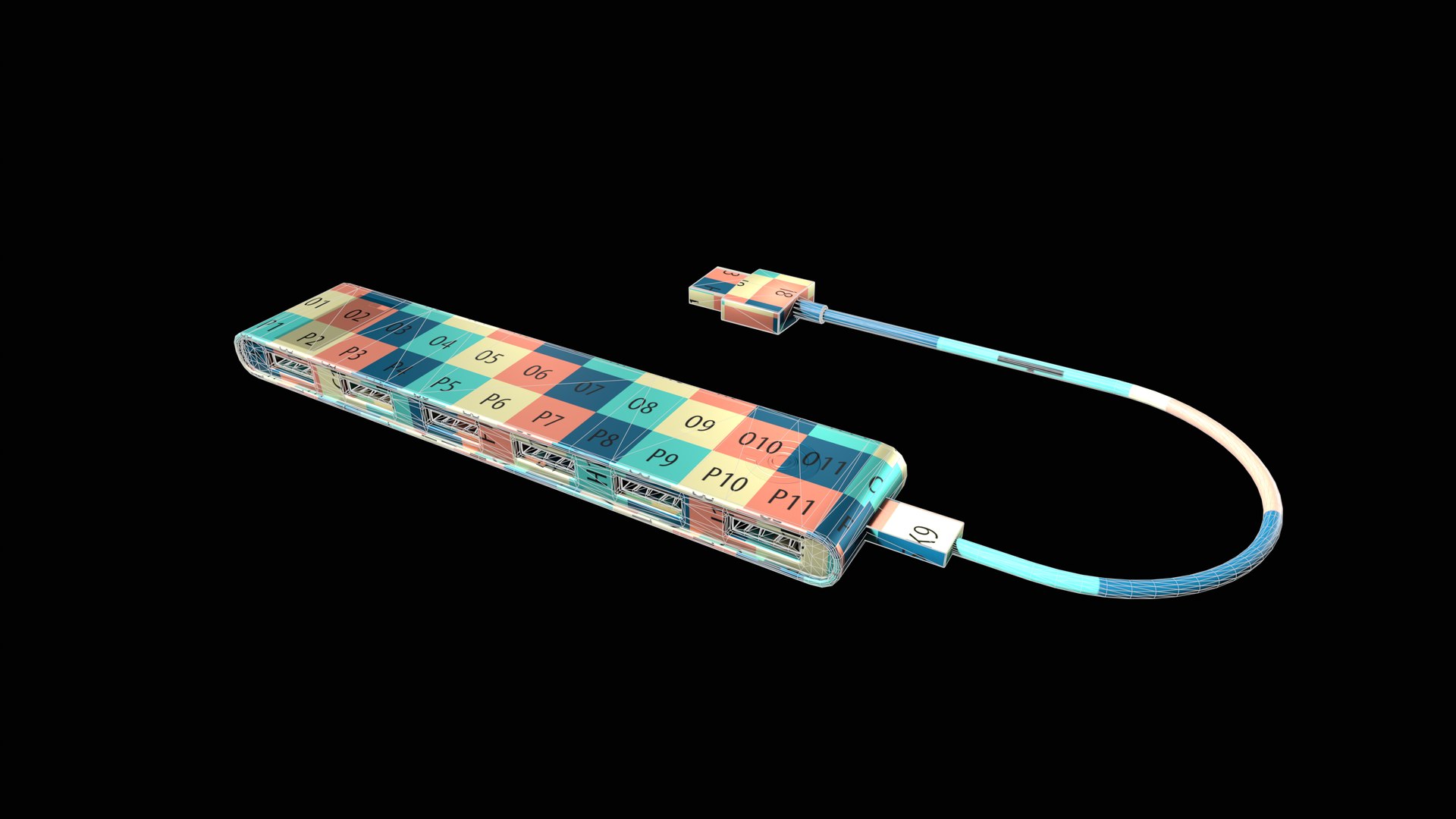 3D Model USB HUB - TurboSquid 2193965