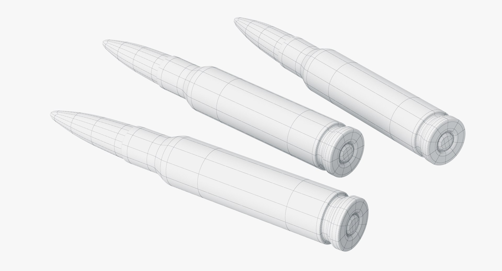 3d bullet rifle model