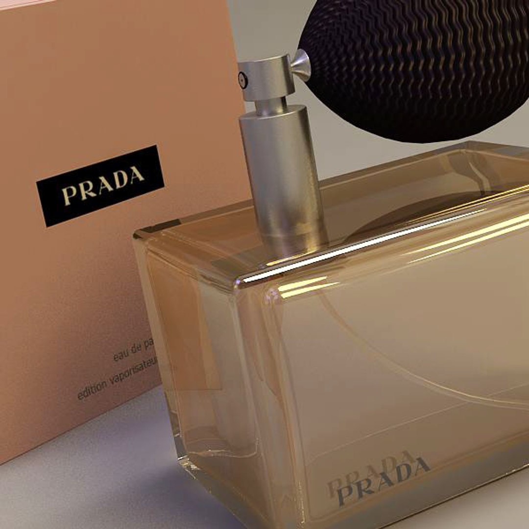 3d model prada perfume