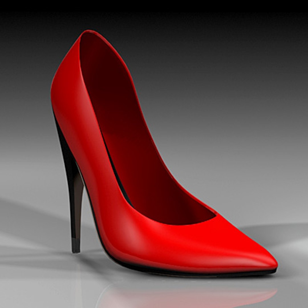 3d Model Heel Shoe