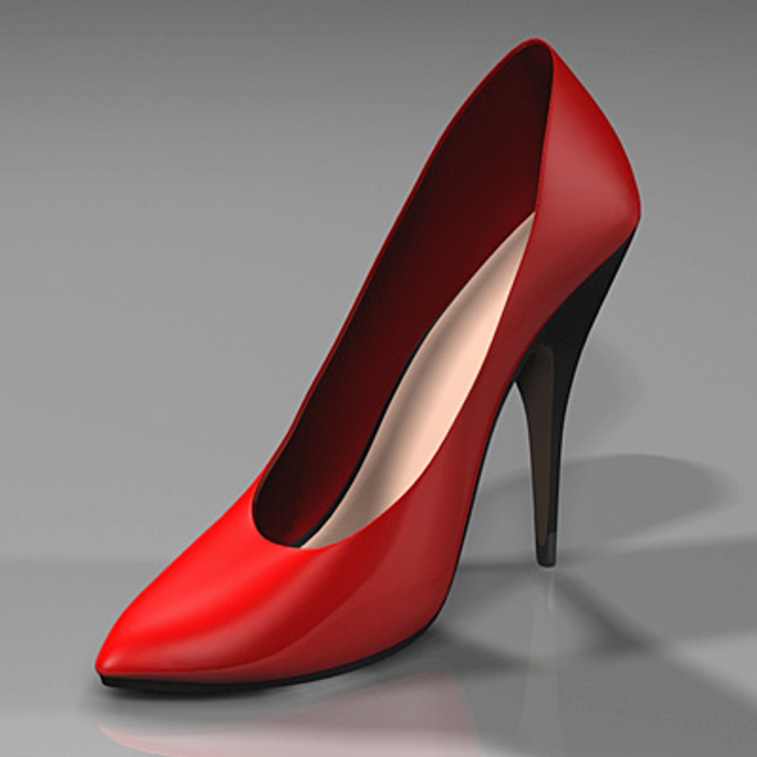 3d Model Heel Shoe