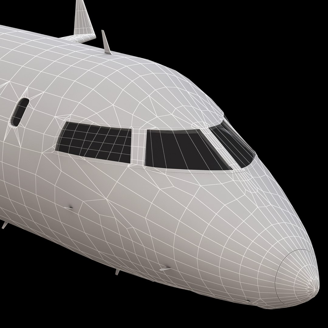 bombardier airplane 3ds