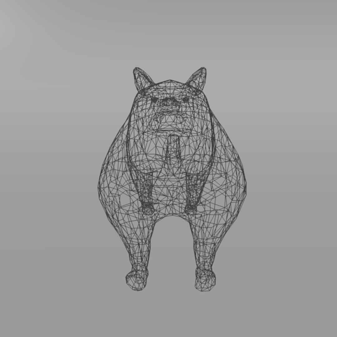 Standard pig 3D model - TurboSquid 1318860