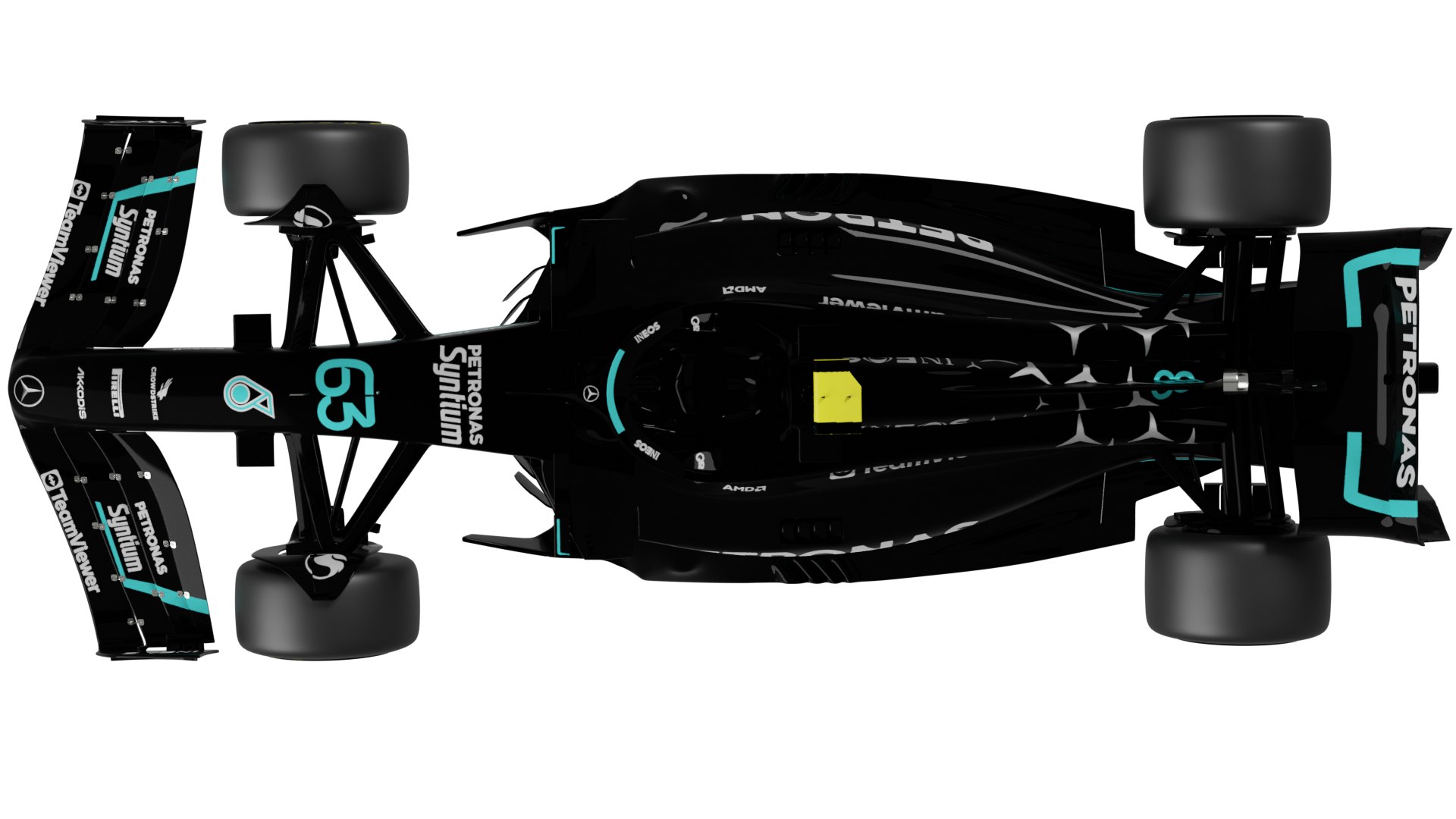 Mercedes W14 F1 3D Model - TurboSquid 2234683
