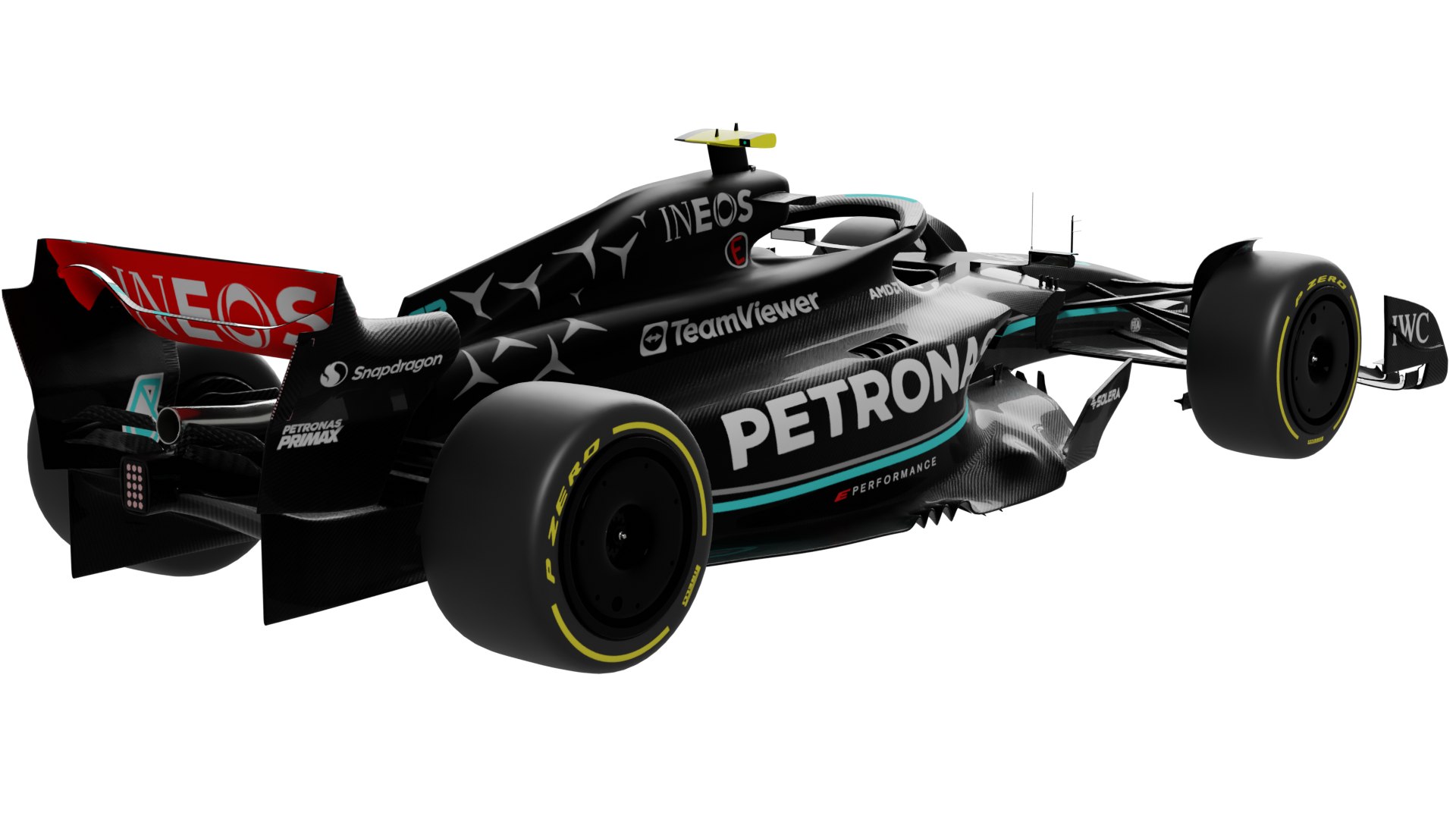 Mercedes W14 F1 3D Model - TurboSquid 2234683