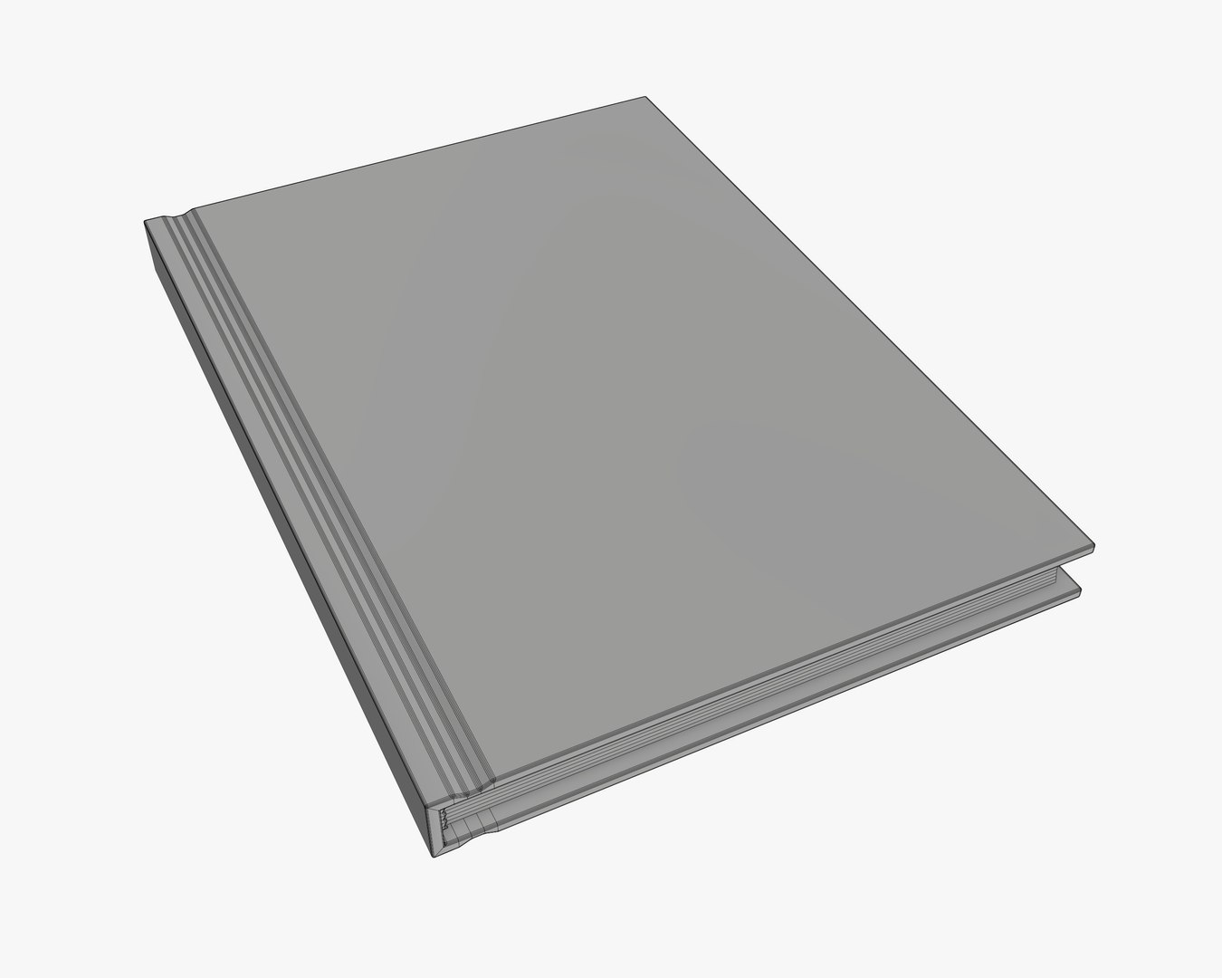 3D notebook closed book model - TurboSquid 1454009