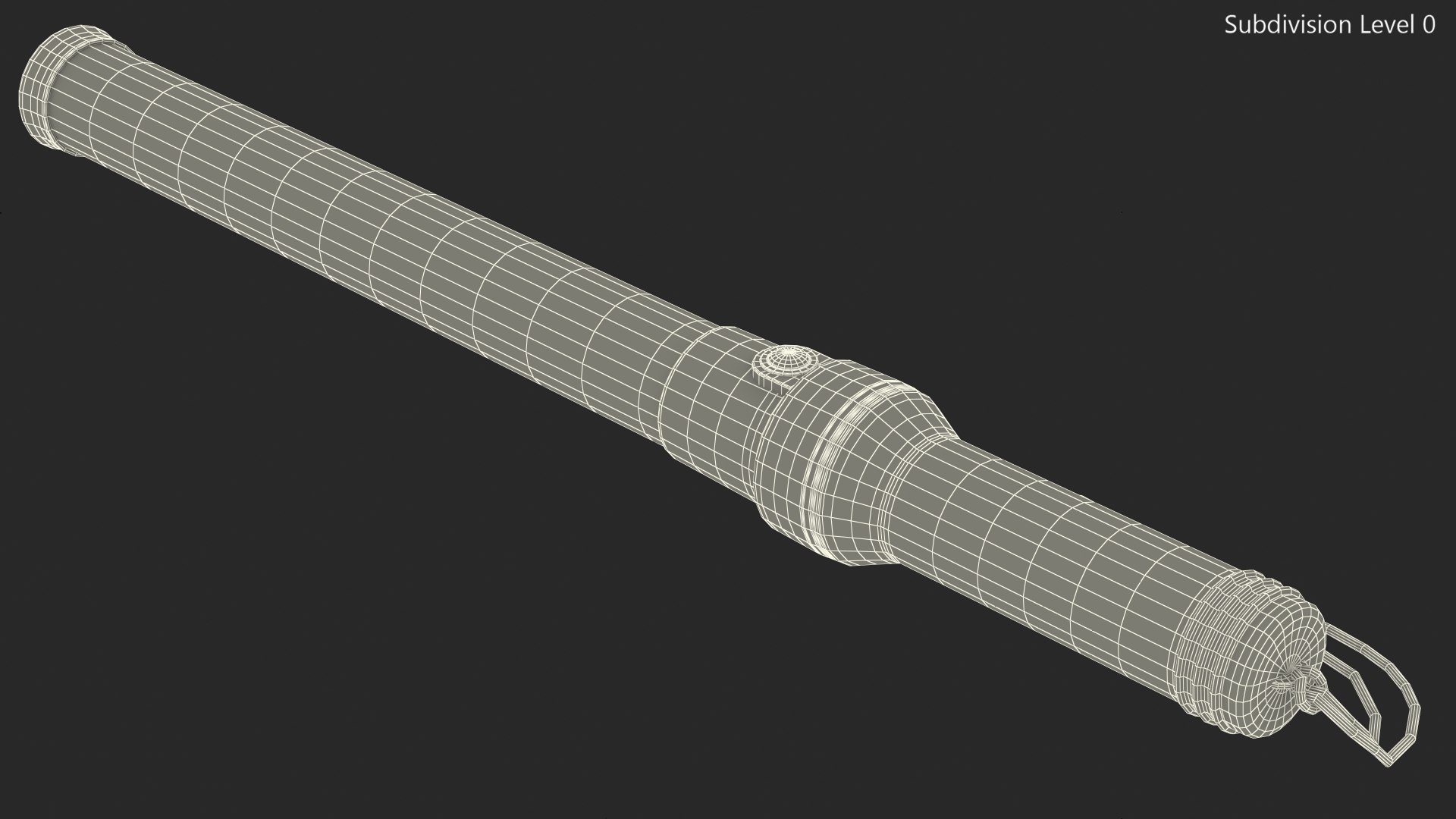 3D traffic control police baton model - TurboSquid 1706836