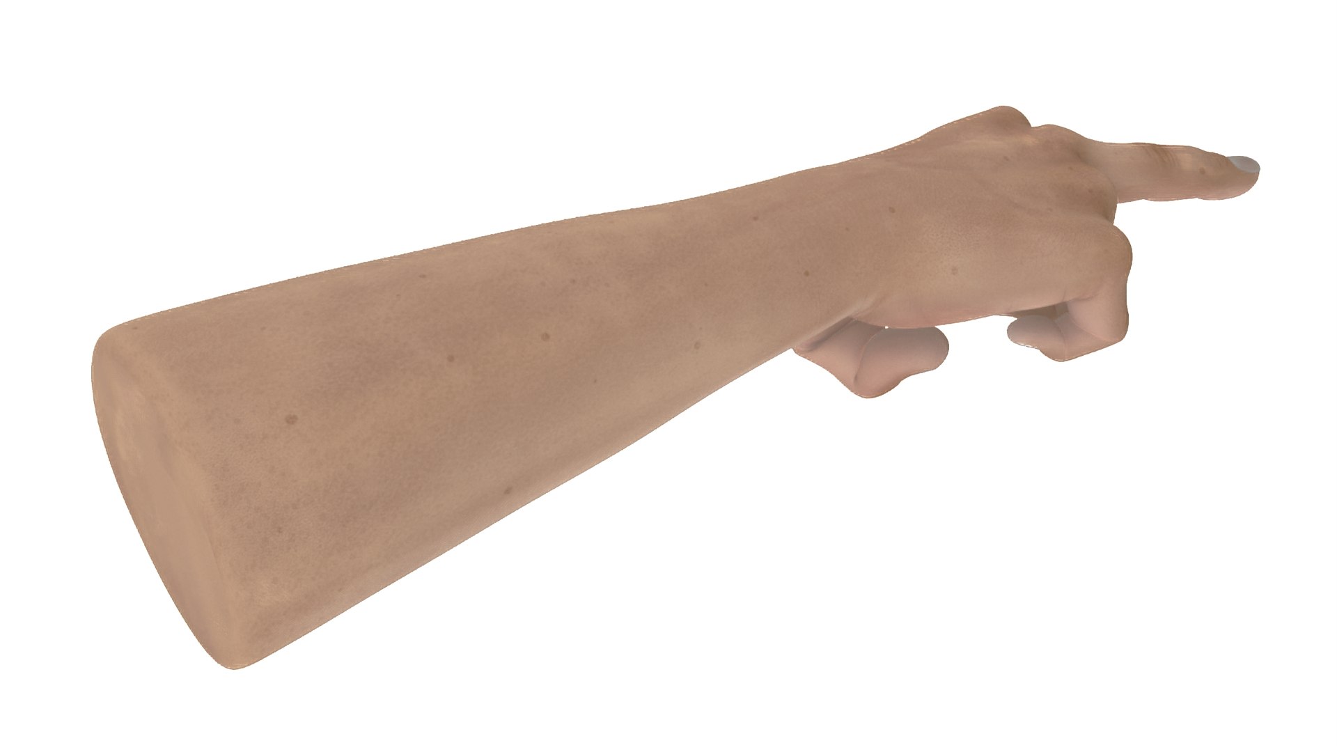 Man Hand Middle Finger Sign 3D Model - TurboSquid 2195762