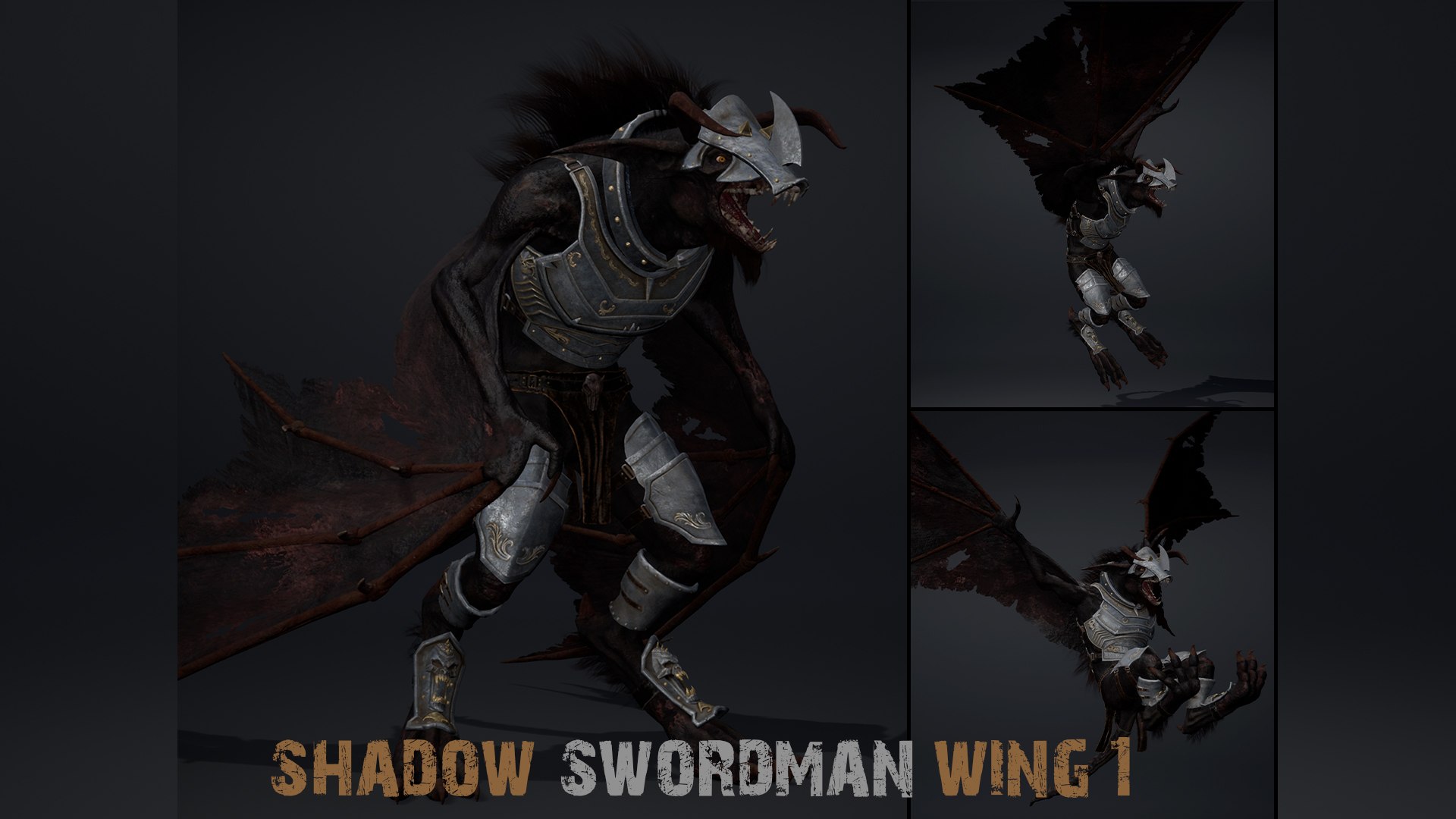 3D Shadow Swordman Wing1 - TurboSquid 2320612