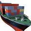Container Vessel 3d Model