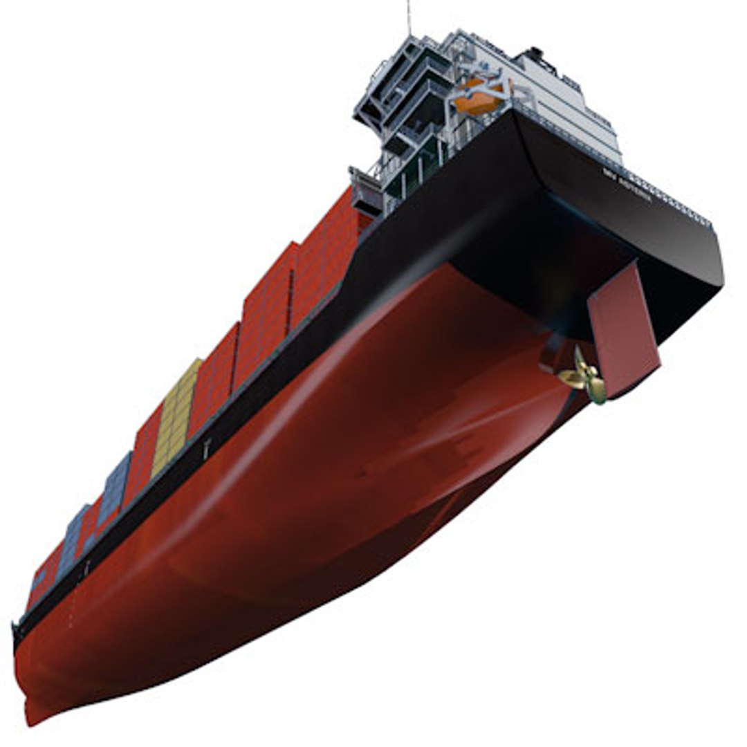 Container Vessel 3d Model