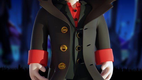 modelo 3d Drácula Chibi - TurboSquid 2130782