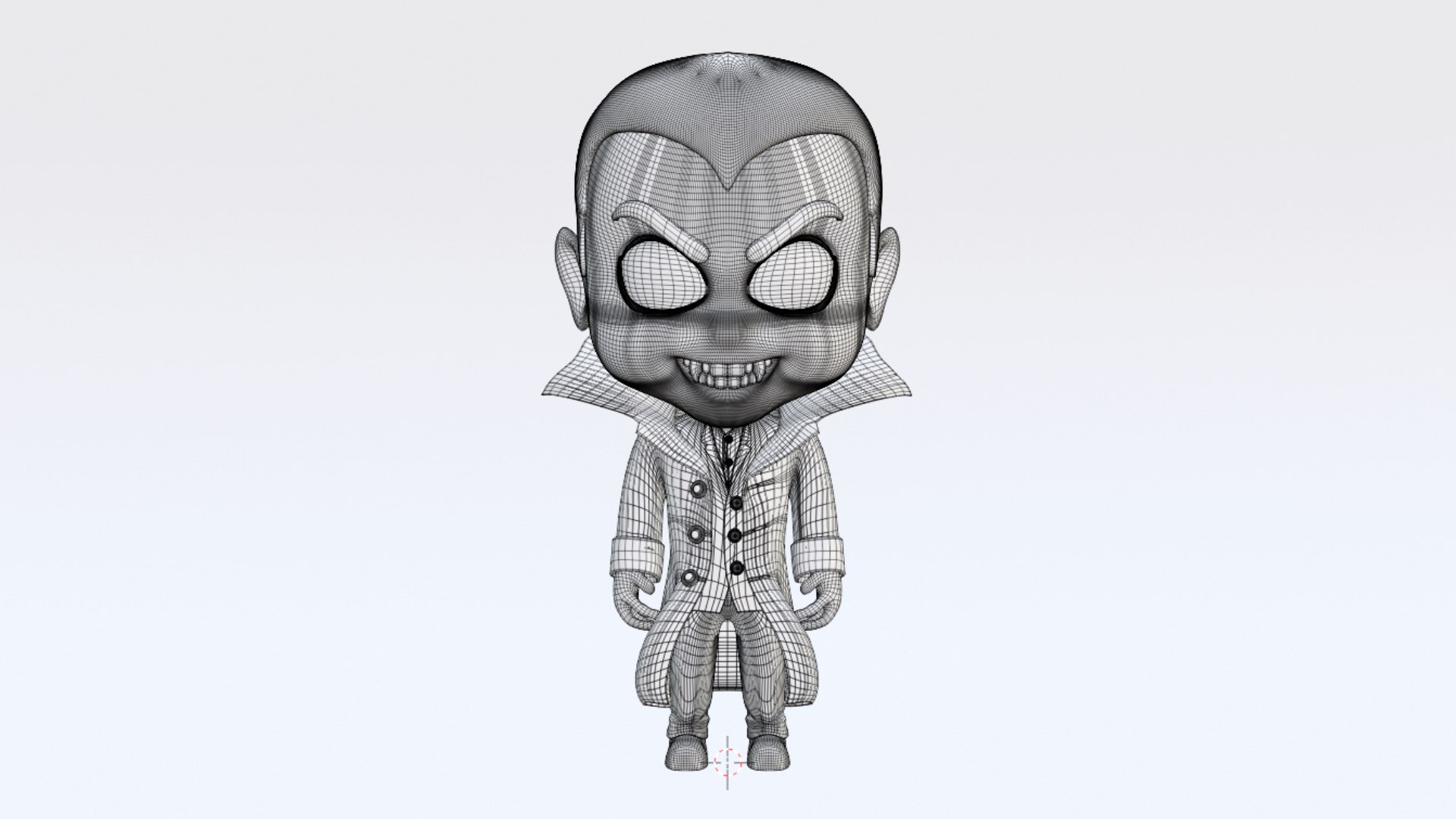 3D Dracula Chibi - TurboSquid 2130782