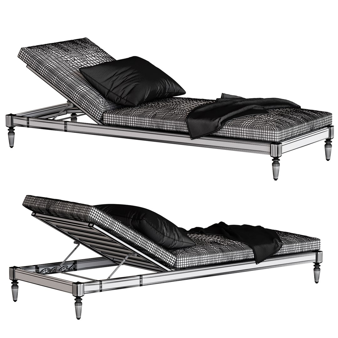 Coco Republic Penthurst Daybed 3D - TurboSquid 1895989