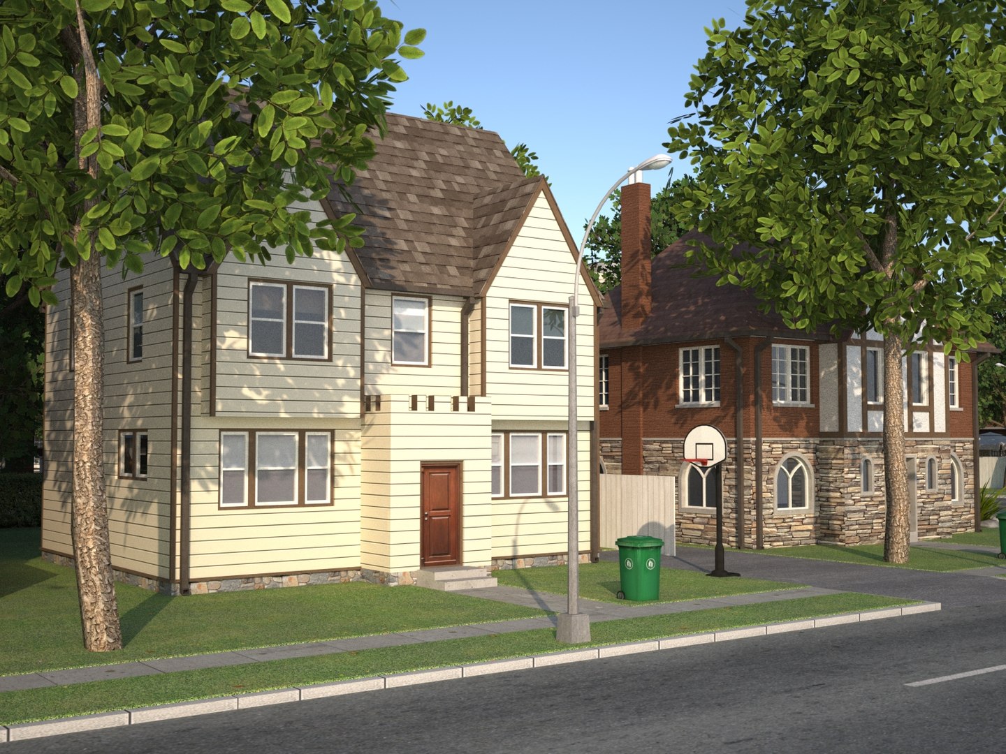 City beach 3D model - TurboSquid 1166663