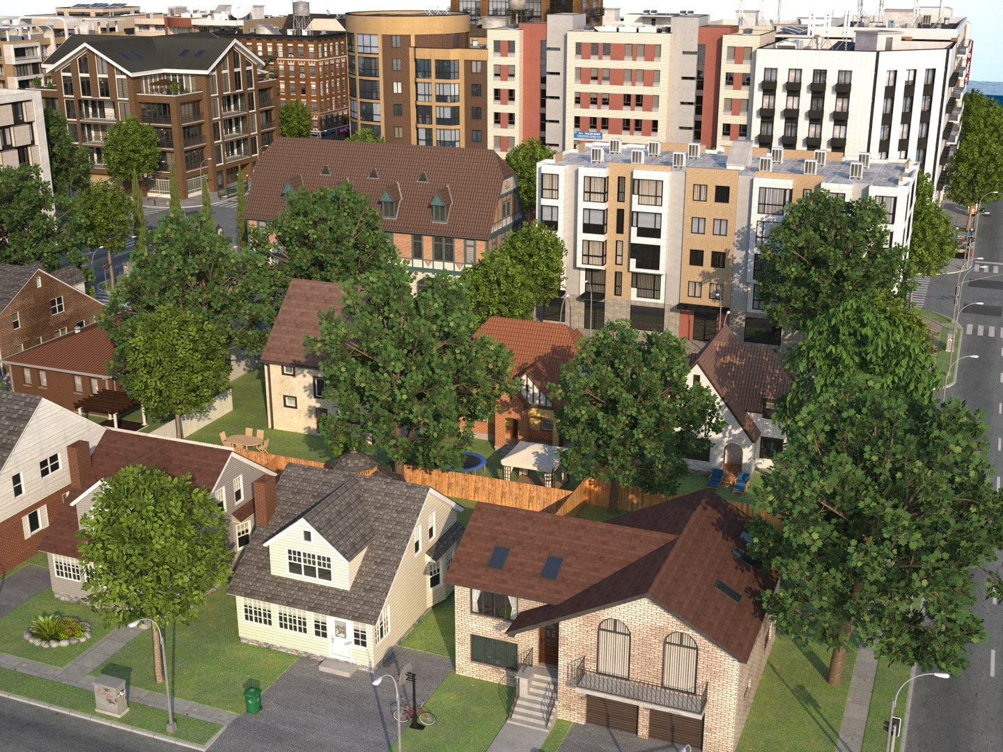 City beach 3D model - TurboSquid 1166663