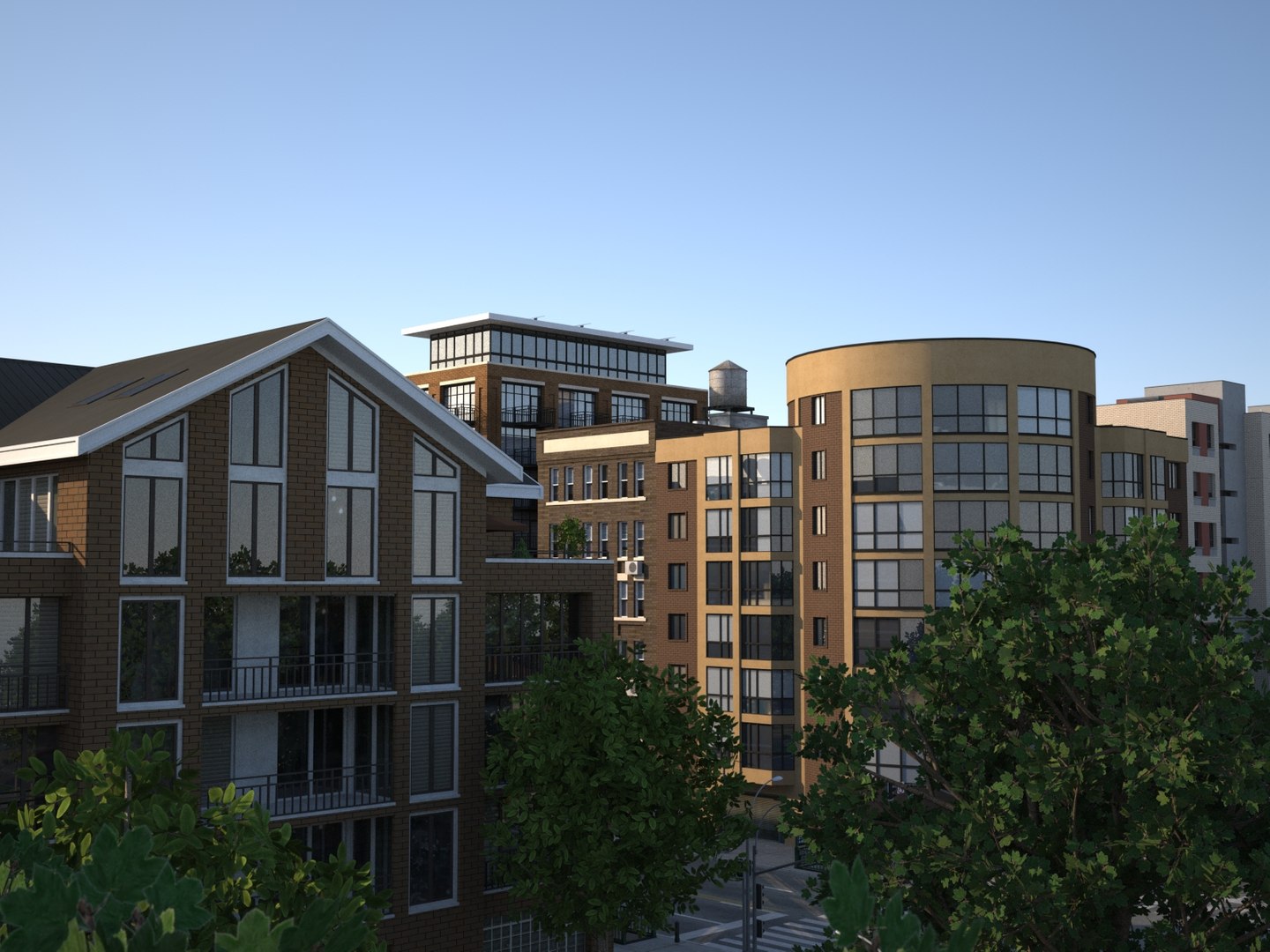 City beach 3D model - TurboSquid 1166663