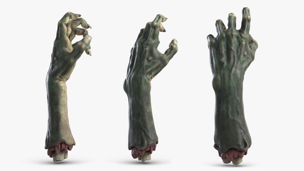 3D halloween zombie hand 1 model - TurboSquid 1445840